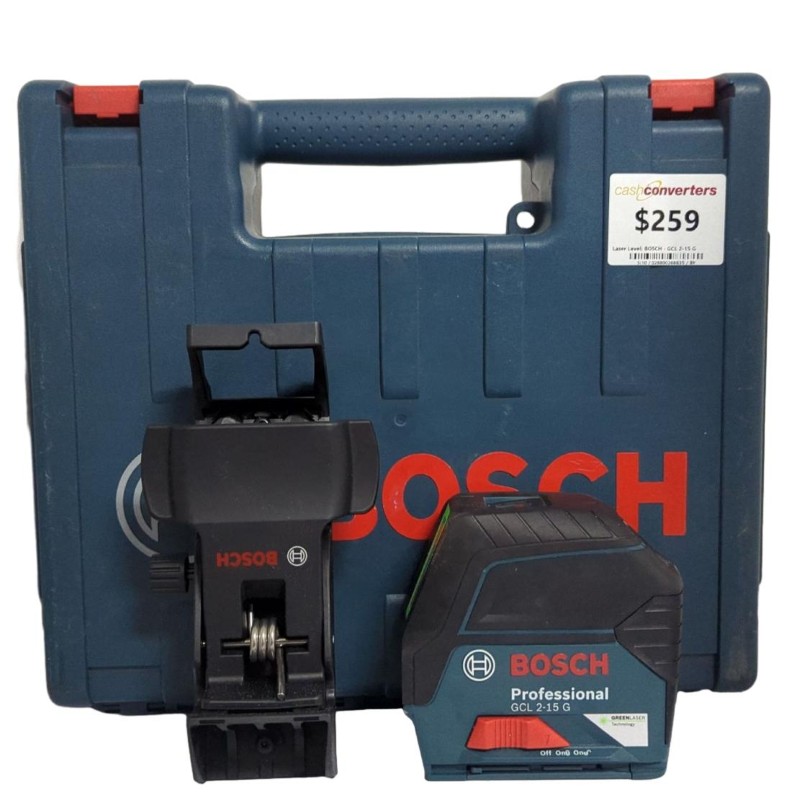 Bosch Gcl 2-15 G Green Beam Cross Line Laser Level | 028800268835 ...