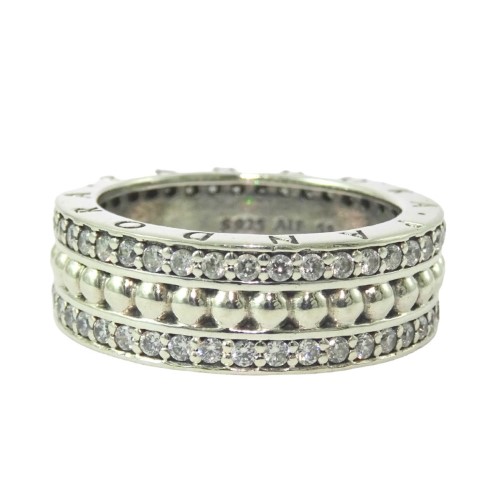 Pandora Forever 190962Cz Silver Ladies Ring Size Q | 028700201633 ...