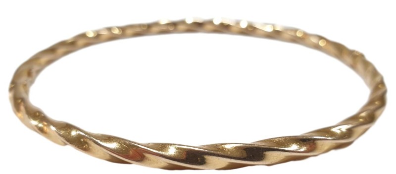 Copper Filled 9ct Yellow Gold Bangle - 7.61G | 000900291768 | Cash ...