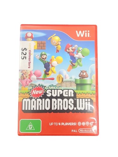 New Super Mario Bros Wii Nintendo Wii | 041900401759 | Cash Converters