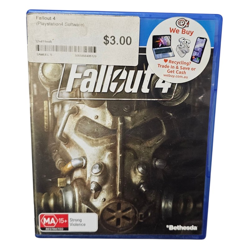 Fallout 4 Playstation 4 (PS4) | 033700264806 | Cash Converters