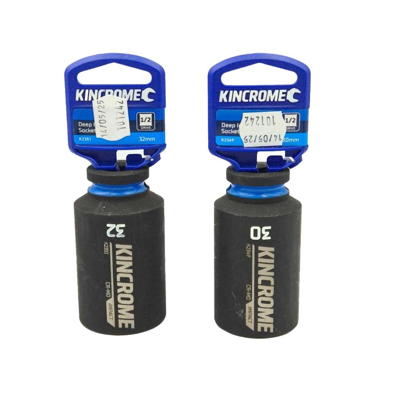Kincrome Deep Impact Socket 30mm+32mm Blue | 000800300569 | Cash Converters