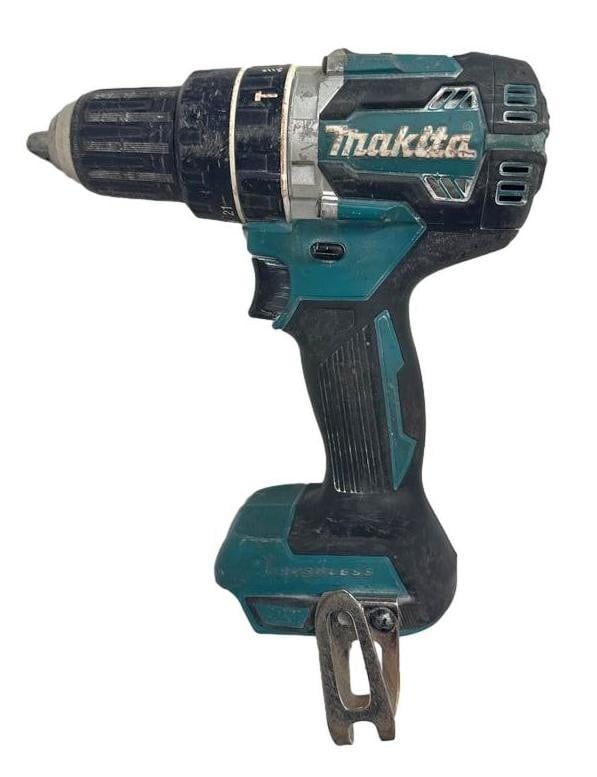 Makita Dhp484 18V Brushless Heavy Duty Compact Hammer Driver Drill ...