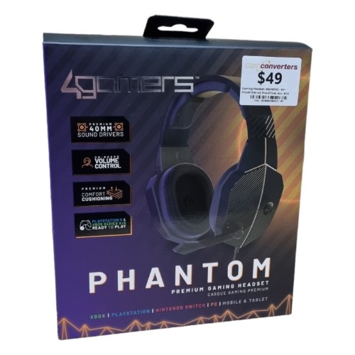 4Gamers Phantom Black | 039800386023 | Cash Converters