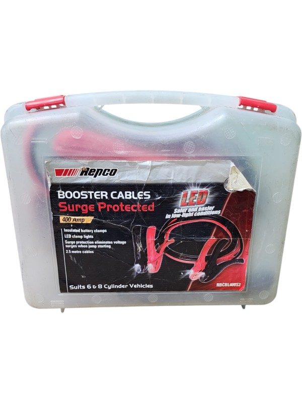 Repco Booster Cables Surge Protected | 055200185673 | Cash Converters