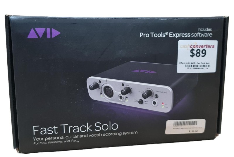 Avid Fast Track Solo | 039800420581 | Cash Converters