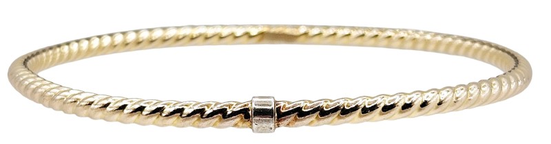 Copper Filled 9ct Yellow Gold Bangle - 5.83G | 043200265780 | Cash ...