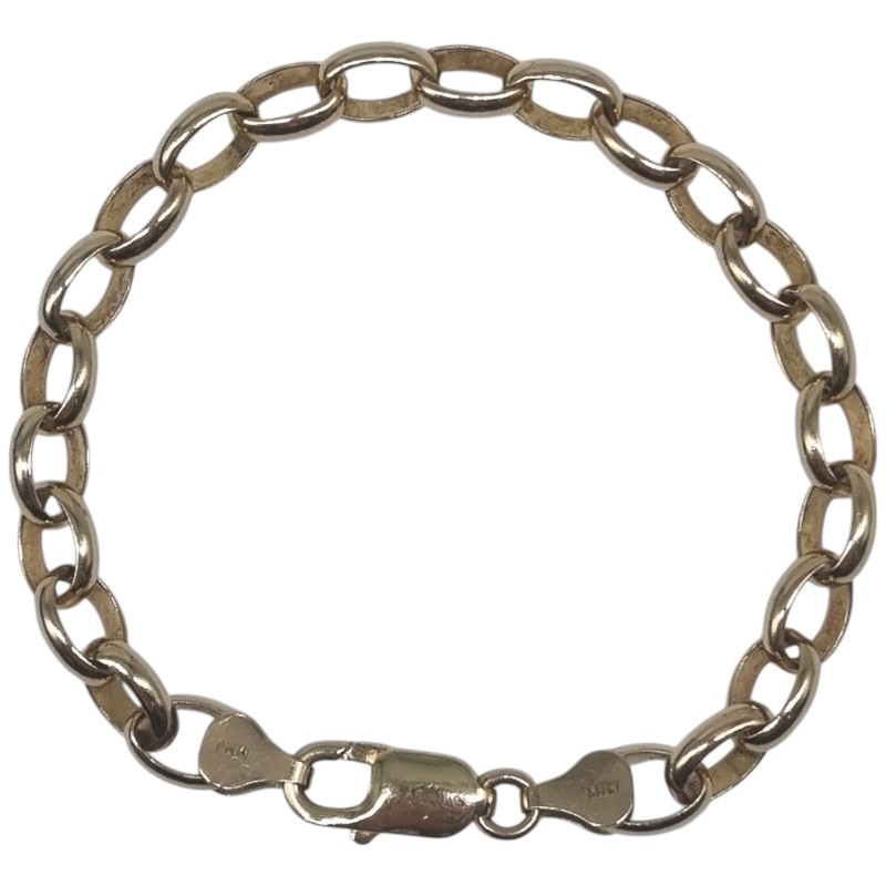 Bracelet 10ct Yellow Gold Bracelet - 18.9cm 13.08G | 055200178747 ...