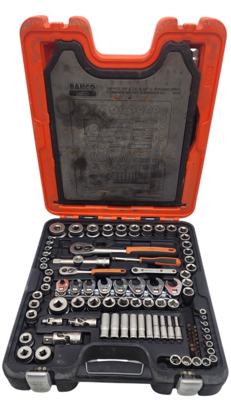 Bahco 138Pcs Combined Socket And Spanner Set | 024800107273 | Cash ...
