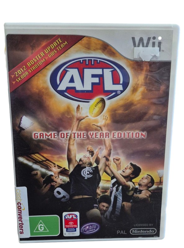 AFL - Game Of The Year Edition Nintendo Wii | 028700245993 | Cash ...